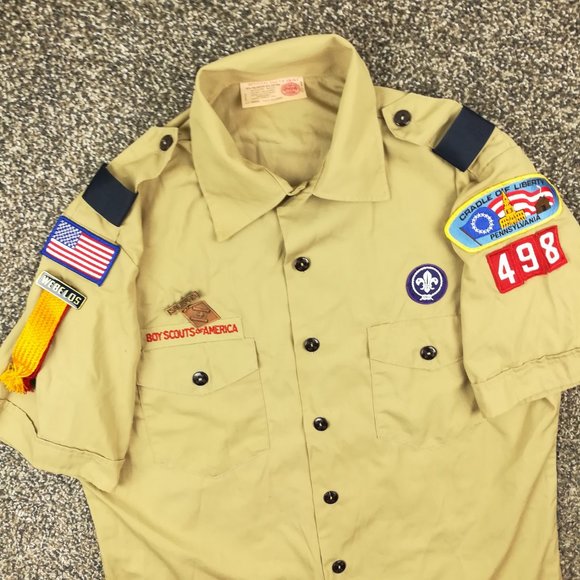 Boy Scouts of America | Shirts & Tops | Vintage Boy Scout Uniform Shirt ...
